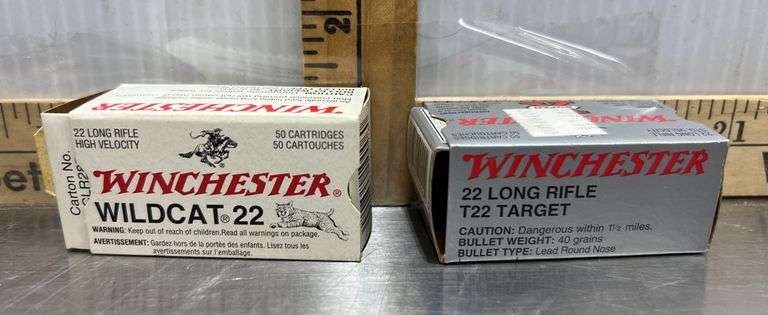 Winchester Wildcat .22, Winchester .22 Long Rifle T22 Target - Sherwood ...