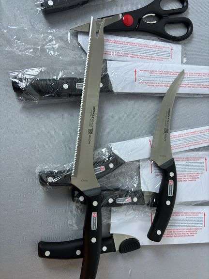 Miracle Blade World Class Knife Set- Never Used - Sherwood Auctions