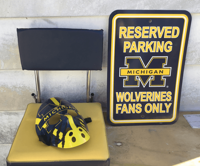 3 Pc. Michigan Fan Collectables - Sherwood Auctions