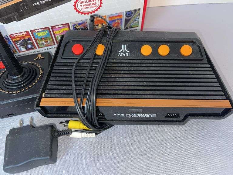 Atari Flashback 5 Classic Game Console & 2 Wireless Controllers- Has 92 Built-In Games ...