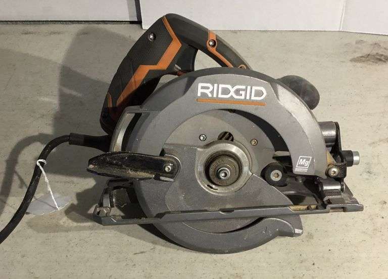 Ridgid Corded 6.5” Skil Saw Has Power - Sherwood Auctions