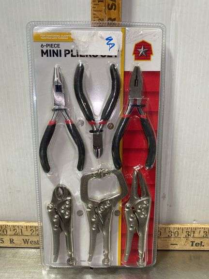 6-Piece Mini Plier Set - Sherwood Auctions