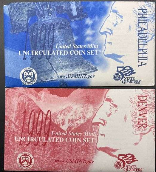 1999 U.S. Mint Uncirculated Coin Set - Sherwood Auctions