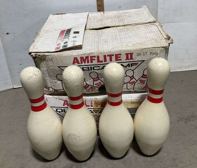 2 Boxes of Amflite II Bowling Pins (10 pins in each box) - Sherwood ...