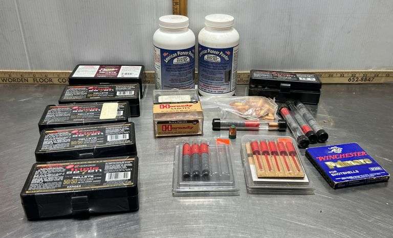 Muzzleloader Items, Pellets, Primers, Powder, Hornady 50 Cal 300 GR ...