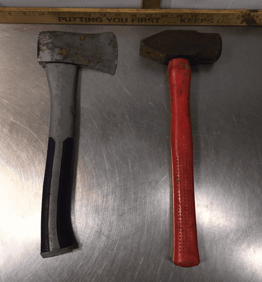 Hatchet and Cross Peen Hammer - Sherwood Auctions