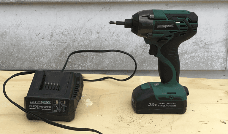 Master Force 20v 1/4" Impact Driver w/ Battery and Charger and 1/2 ...