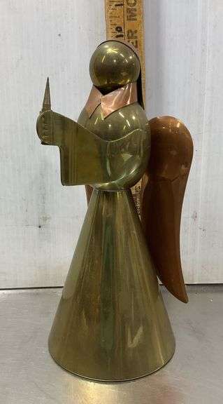 Metal Angel Figurine - Sherwood Auctions