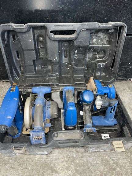 Delta Shop Master Tools & Case- Batteries Not Included - Sherwood Auctions