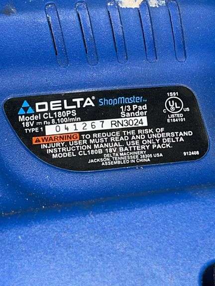 Delta Shop Master Tools & Case- Batteries Not Included - Sherwood Auctions