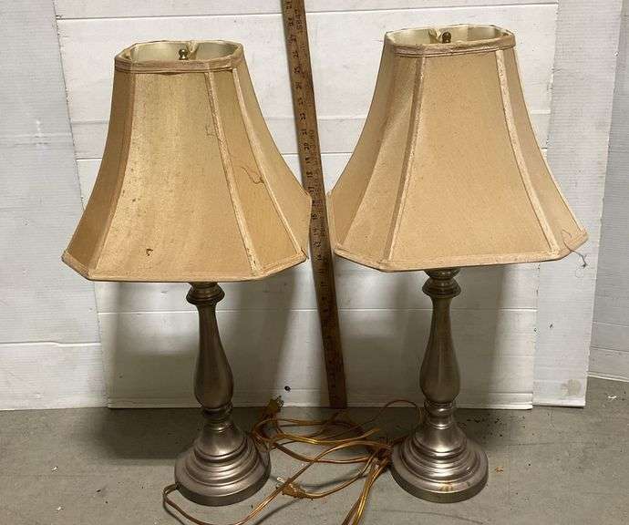 Matching Table Lamps (both light up) - Sherwood Auctions