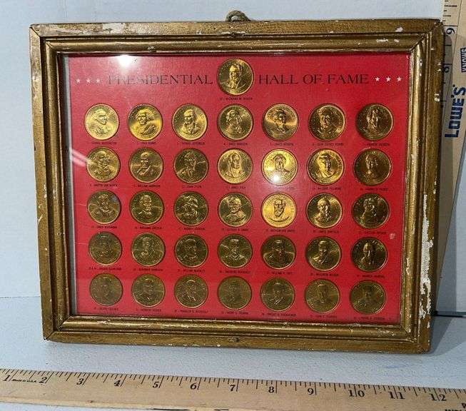 36 Presidential Hall of Fame Coin Set- Presidents Washington through ...