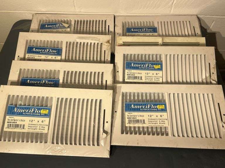 Lot of 13” x6” Register Covers - Sherwood Auctions