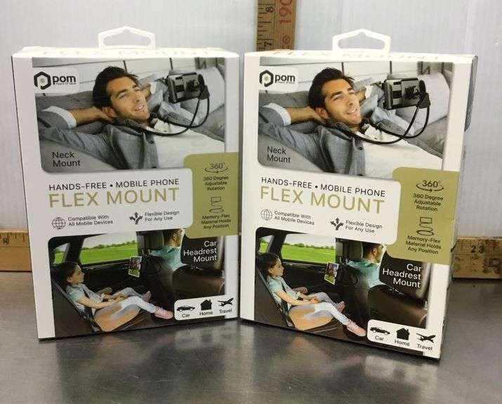 2 Hands Free Flex Mounts - Sherwood Auctions