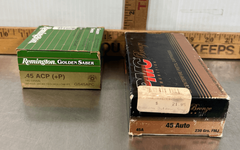 PMC 45 Auto 230 GR Qty-50, Remington .45 ACP (+P) Qty-13 - Sherwood ...