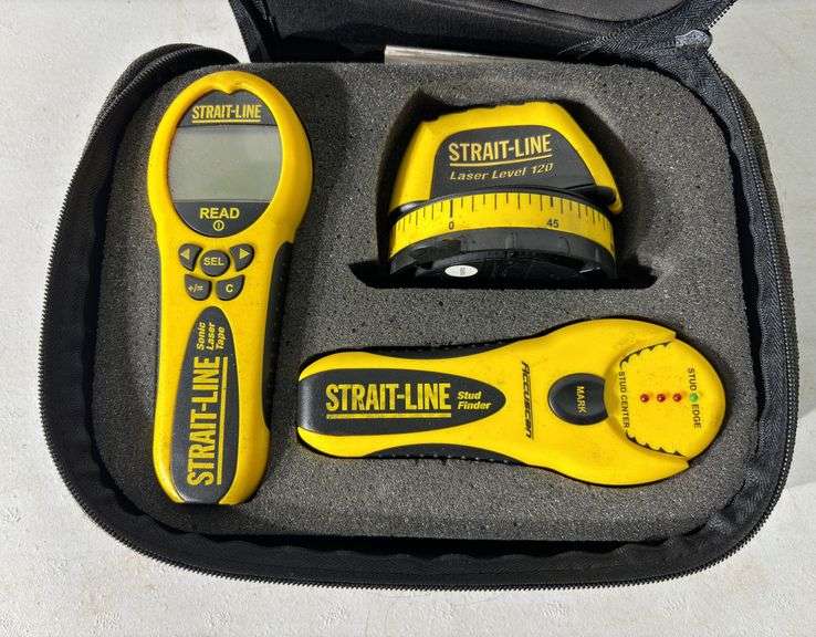 Strait-Line Stud Finder & Strait-Line Laser Level - Sherwood Auctions