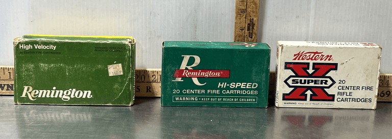 Remington, Western 7mm Ammo Qty-53 Live Rounds Qty-4 Empty Casings ...