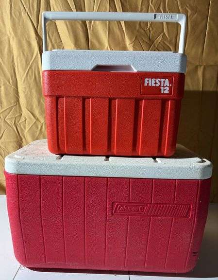 One Coleman Cooler & One Fiesta Cooler - Sherwood Auctions