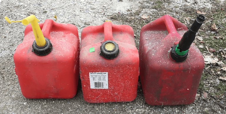 3pc. 2 Gallon Plastic Fuel Cans - Sherwood Auctions