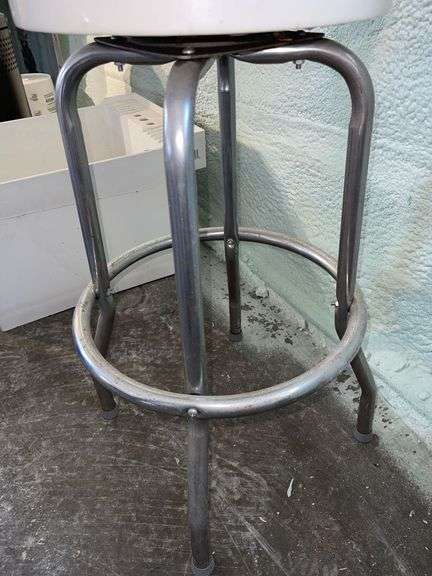 GM Goodwrench Service Padded Swivel Seat 30” Tall Shop Stool - Sherwood ...