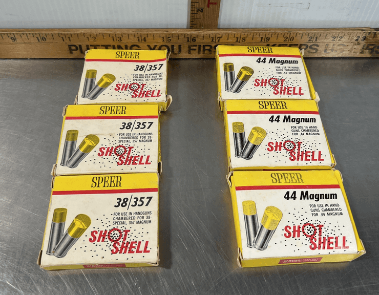Speer 38/357, 44 Magnum Shot Shells - Sherwood Auctions