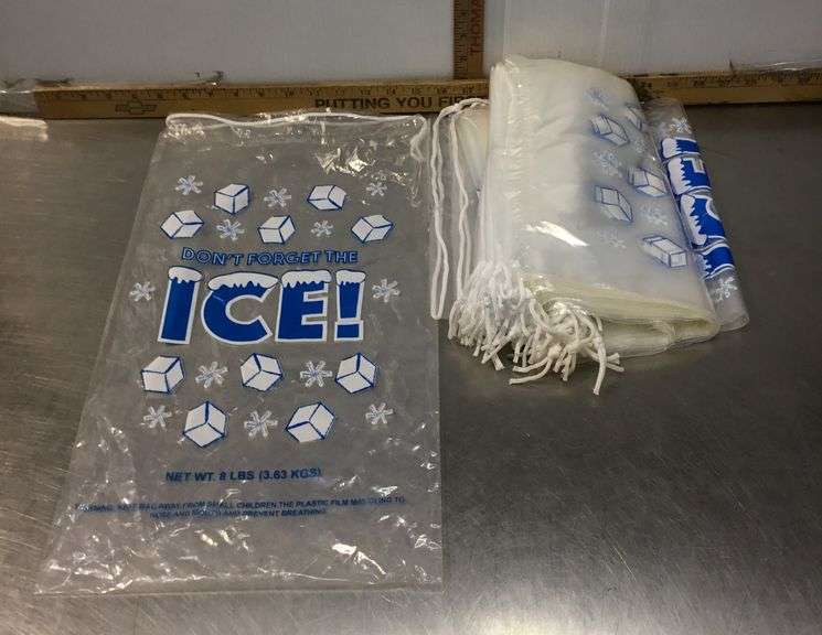 Bag Of 8 Pound ICE Bags - Sherwood Auctions