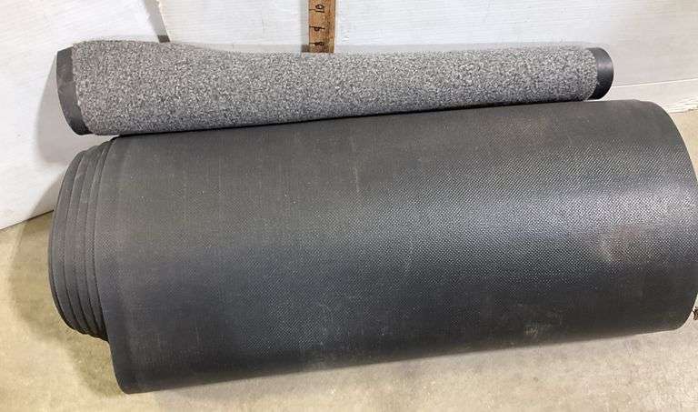 Large Roll of Rubber Backer Carpet Mat - Sherwood Auctions