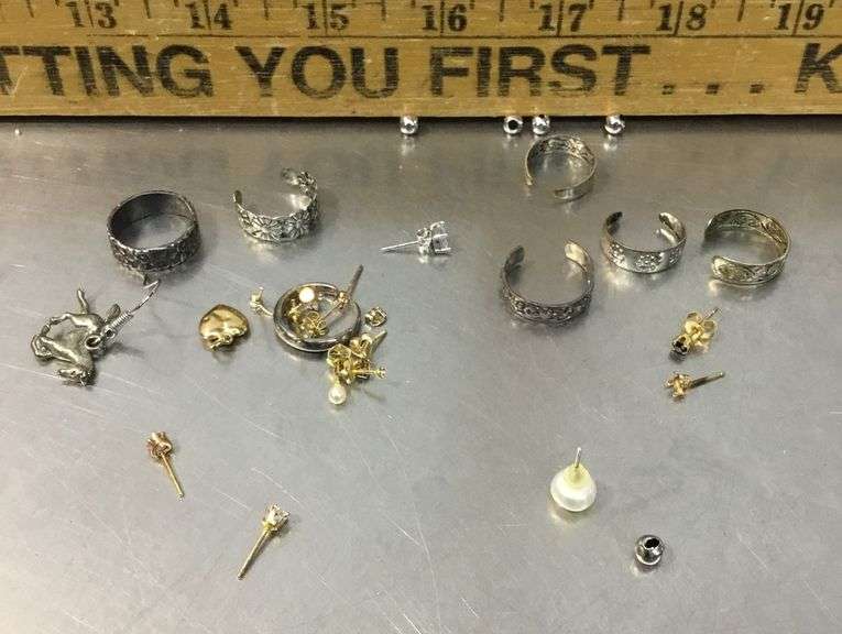 Ring, Earrings and Pins - Sherwood Auctions