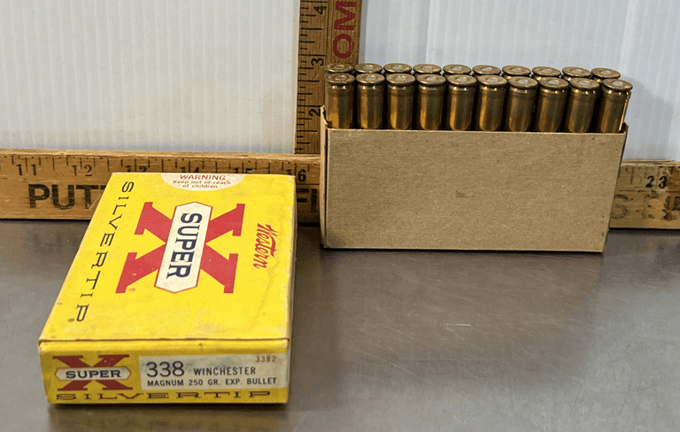 Winchester .338 Magnum 250 GR. Qty-20 Live Rounds - Sherwood Auctions