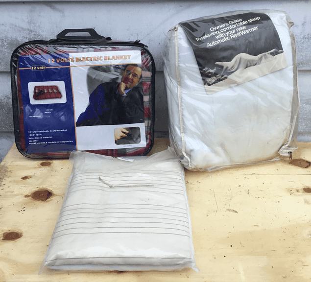 12v Electric Blanket, Twin Sheets and Throw Blanket - Sherwood Auctions