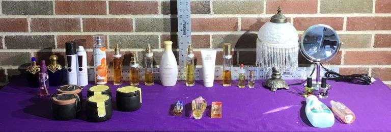 Collection of Hair Treatments, Body Spray, Cuticle Oil, Vanity Mirror ...