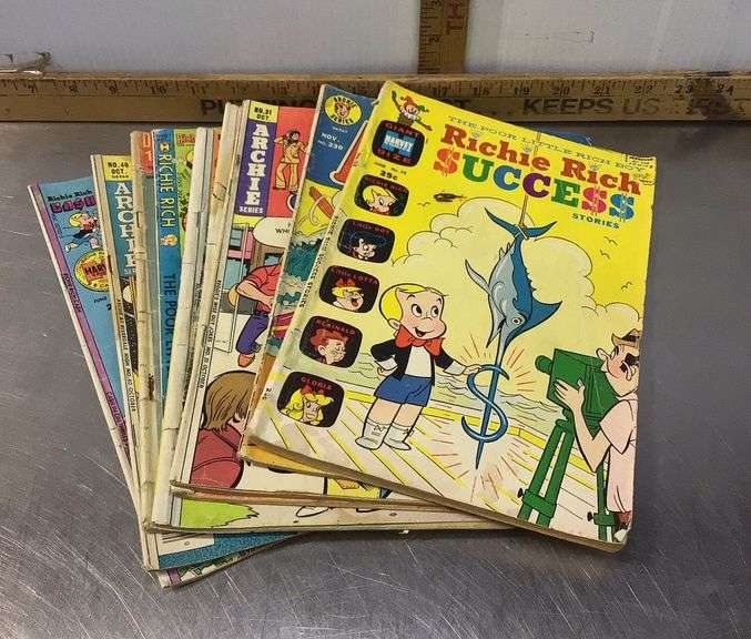 Richie Rich, Archie and Reggie Comics - Sherwood Auctions