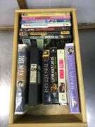 2 Wooden Boxes With VHS & DVD - Sherwood Auctions