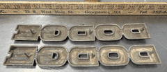 Two Dodge Car Emblems - Sherwood Auctions