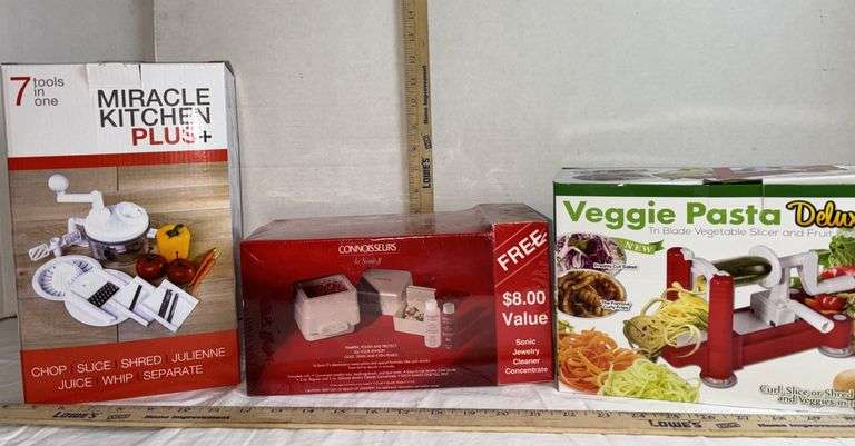 Miracle Kitchen Plus 7 Tools in One, Veggie Pasta Slicer & Connoisseurs ...