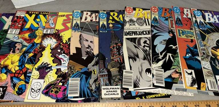Marvel X-Men, The Silver Surfer & DC Batman Comic Books - Sherwood Auctions