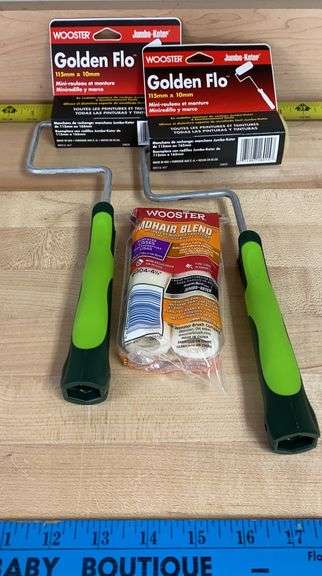 Golden Flo Rollers and Roller Handles - Sherwood Auctions
