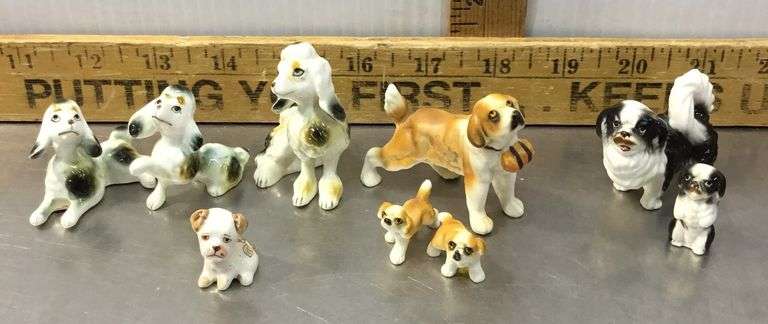 Bone China Dogs - Sherwood Auctions
