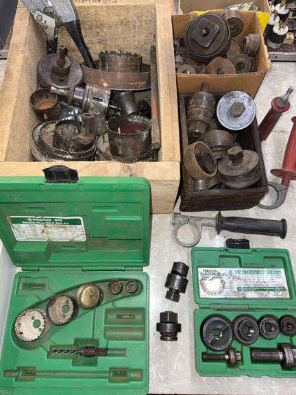 Greenlee Slug Buster Knockout Punch Kit, Hole Saws, Greenlee Hole ...