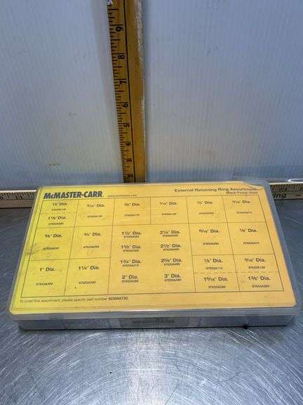 McMaster-Carr External Retaining Ring Assortment #92389A730 - Sherwood ...