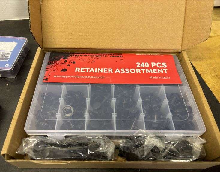 Two 240 piece Push Retainer Sets + Assorted Green & Purple O-Rings ...