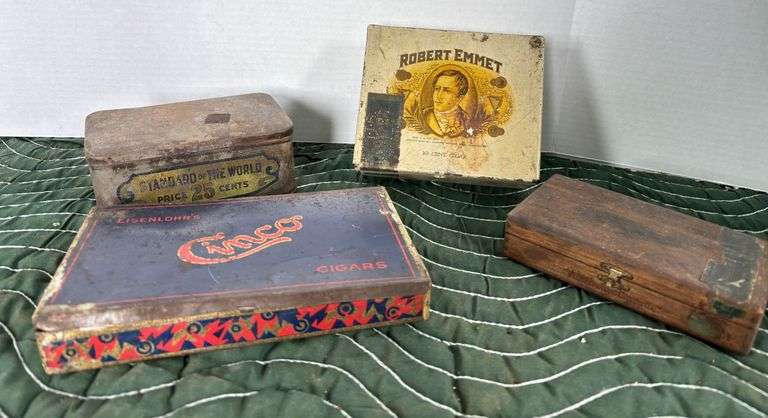 Tin Cigar Boxes - Sherwood Auctions