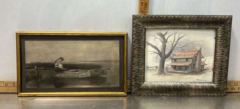 Assorted Pictures and Mirror - Sherwood Auctions