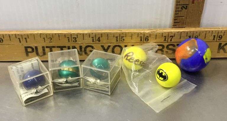 3 Golden Rule Marbles, Reese’s & Batman Marbles and Large Marble ...