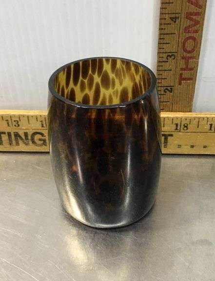 Partylite Tortoise Shell Candle Holder - Sherwood Auctions