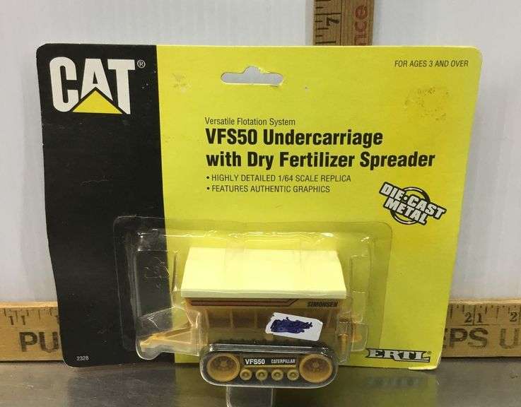 ERTL CAT VFS50 Undercarriage With Dry Fertilizer Spreader - Sherwood ...