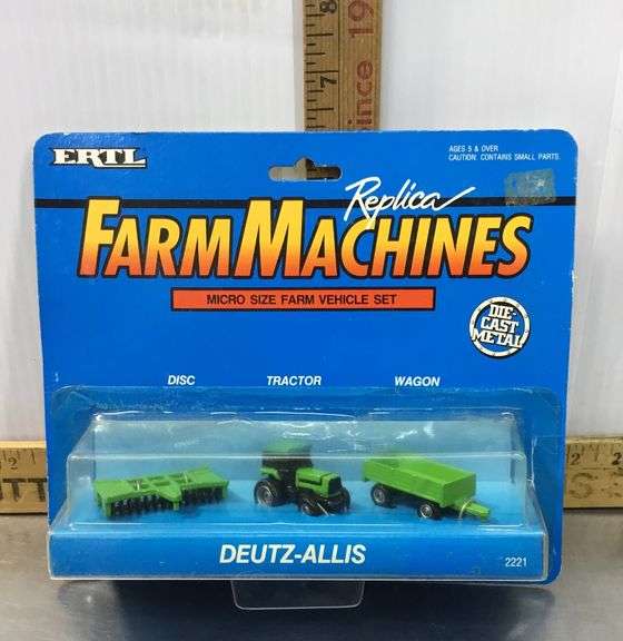 ERTL Farm Machines Micro Size Deutz-Allis Set - Sherwood Auctions