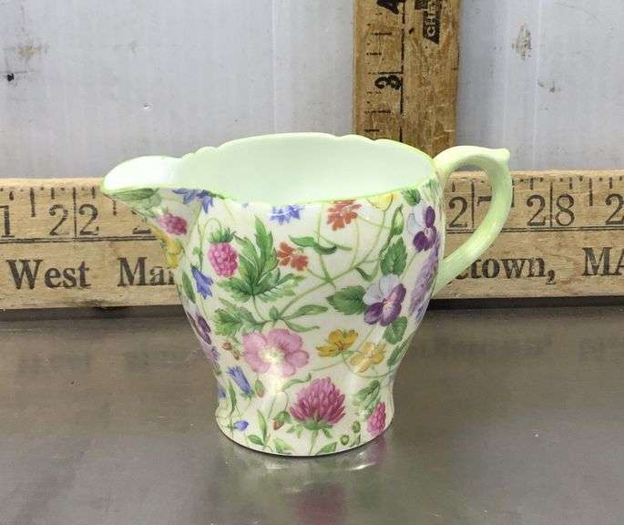 Shelley Fine Bone China Floral Countryside Creamer - Sherwood Auctions