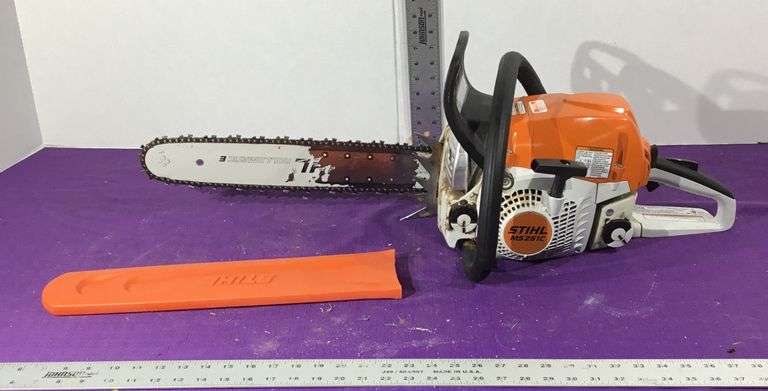 Stihl MS251c Chainsaw- see video - Sherwood Auctions