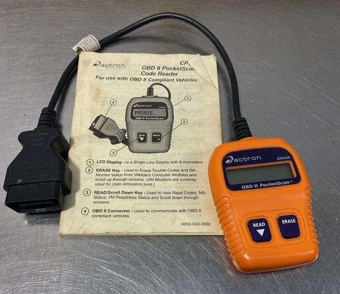 Actron Pocket Code Reader - Sherwood Auctions